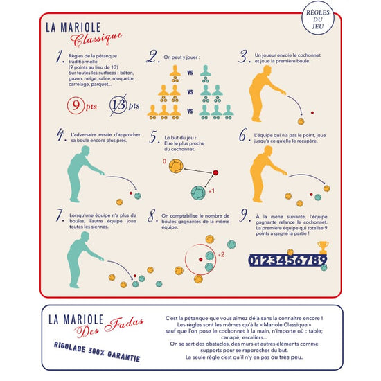 Packs de Boules de Pétanque intérieur / extérieur – La Mariole™ – LA ...